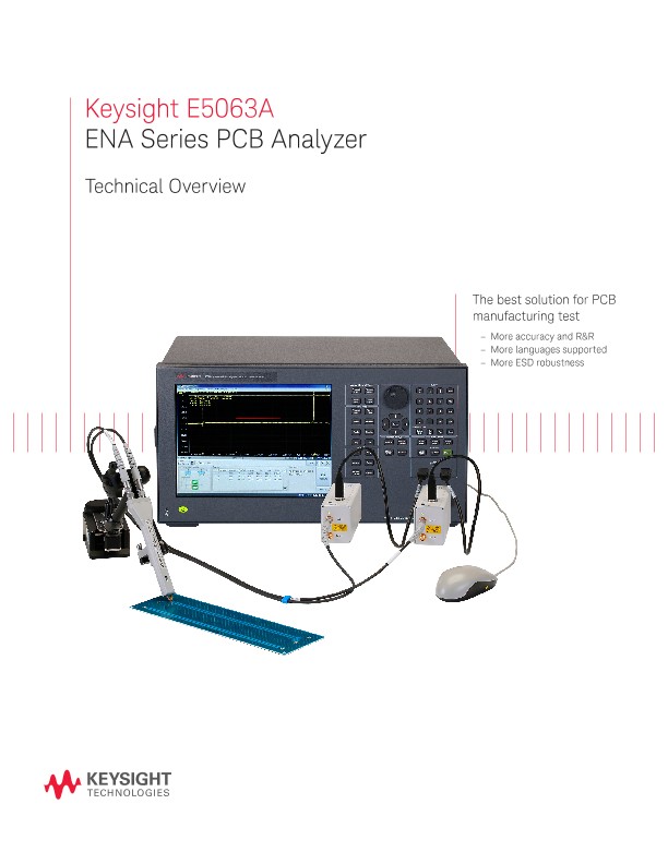 E5063A ENA Series PCB Analyzer PDF Asset Page | Keysight